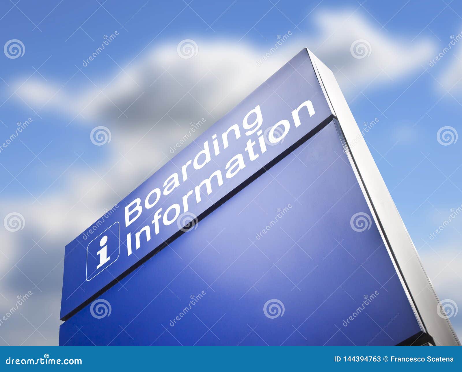 Signage Pour L'information De Embarquement - Image De Concept Image ...
