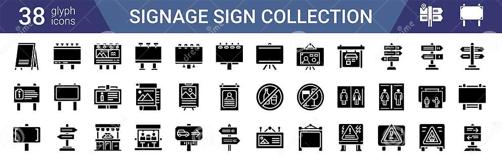 Signage Signs Billboards Identification Signs Guideposts Informational ...