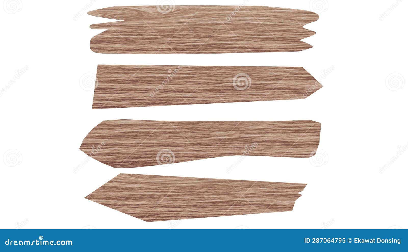 Signage Wood Directions. Wood Texture Hanging Chain. White Background ...