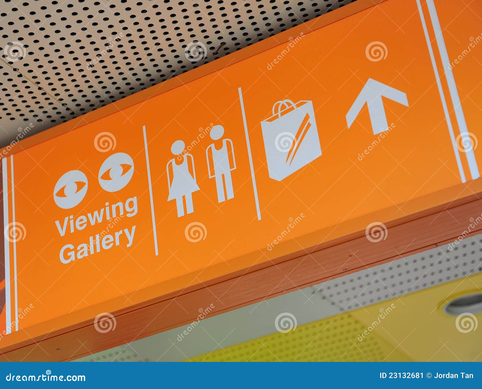 Signages in a Shopping Mall Stock Image - Image of interior, symbol ...