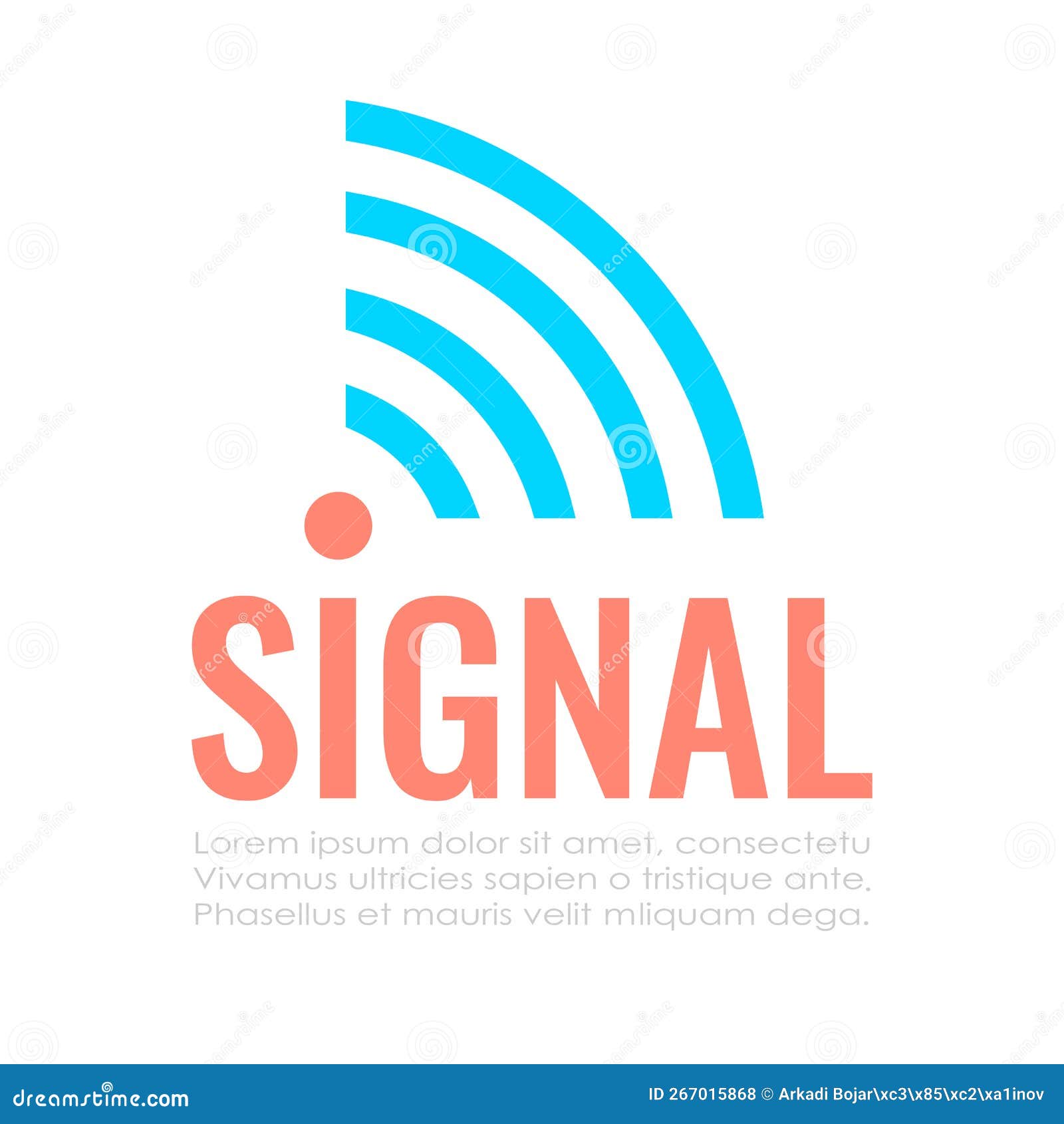Signal Icon, Broadcasting Symbol Stock Vector - Illustration of ...