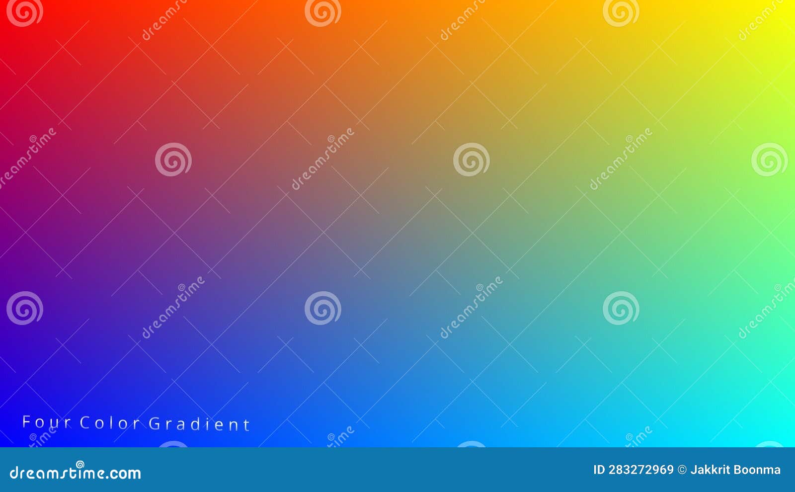 A Signal Background of a Four Color Gradient Testing Stock Illustration ...