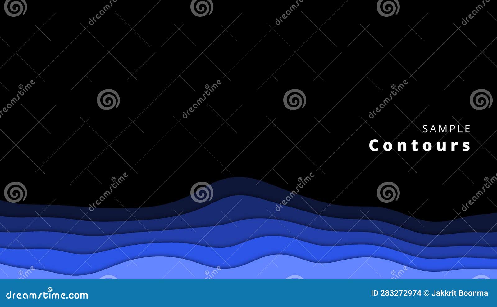 A Signal Background of a SMAPLE Contours Testing Stock Illustration ...