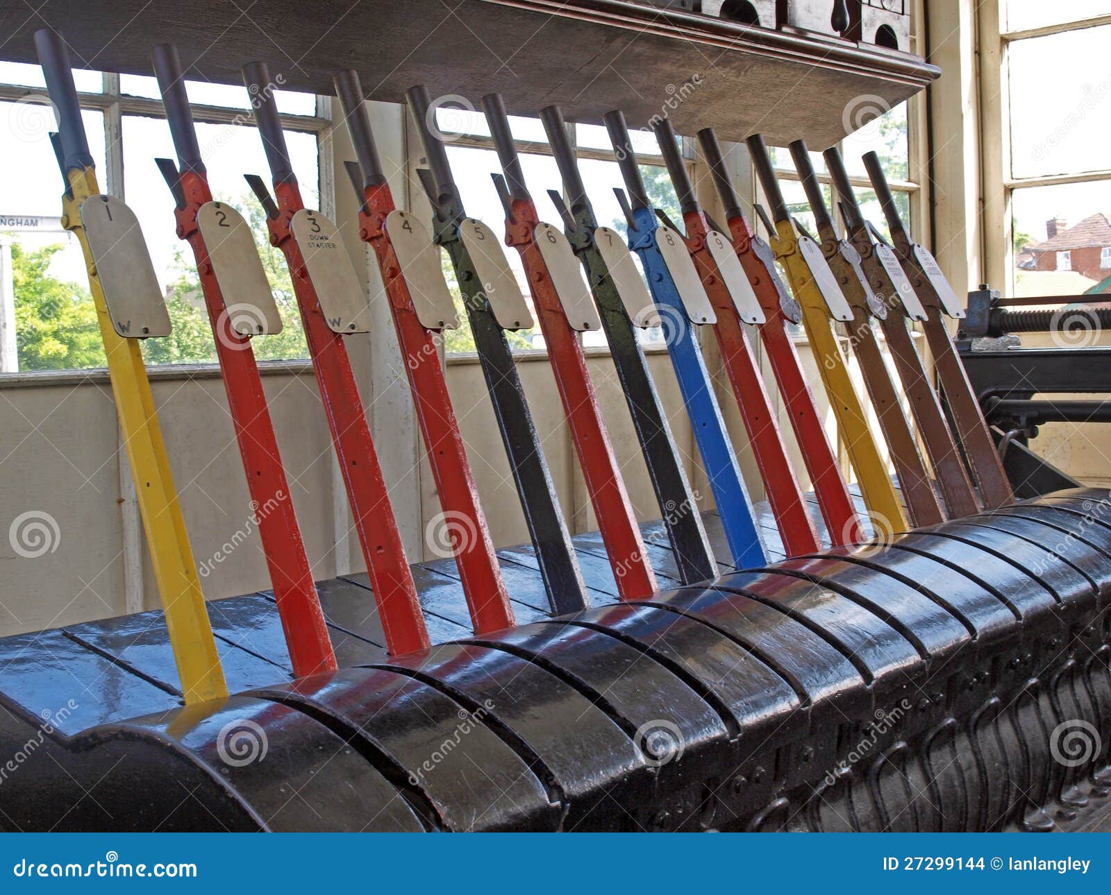 Signal Box at Sheringhan Station. Stock Photo - Image of station ...