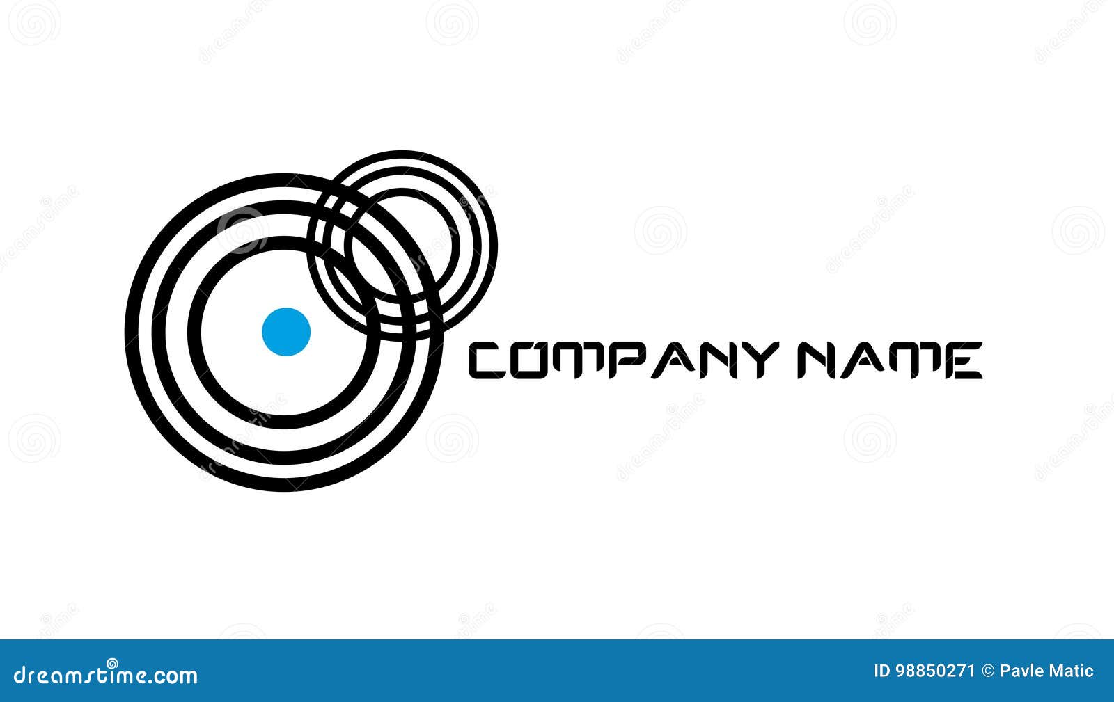 Signal circle logo stock vector. Illustration of technology - 98850271