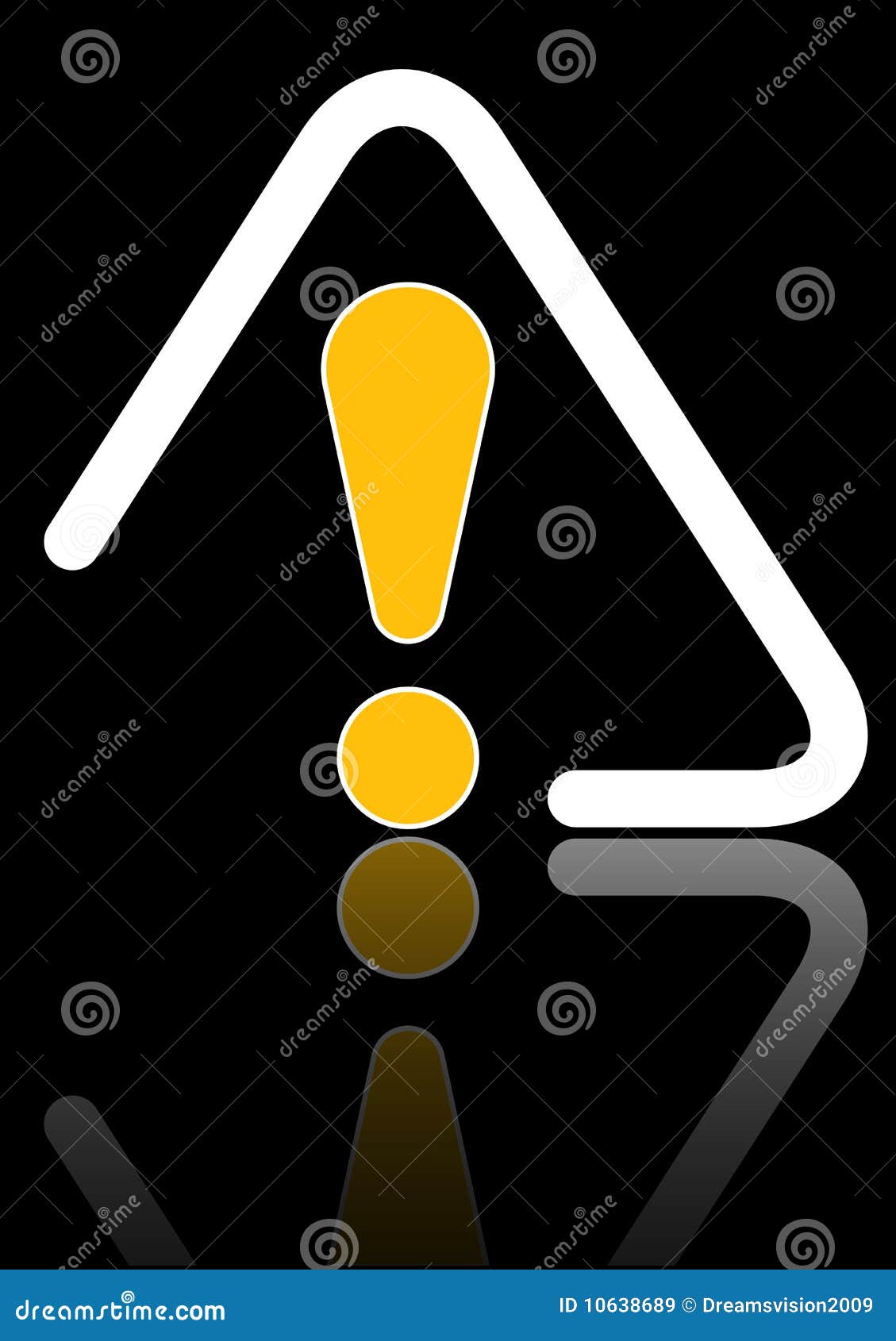 Signal d'attention illustration de vecteur. Illustration du sécurité ...