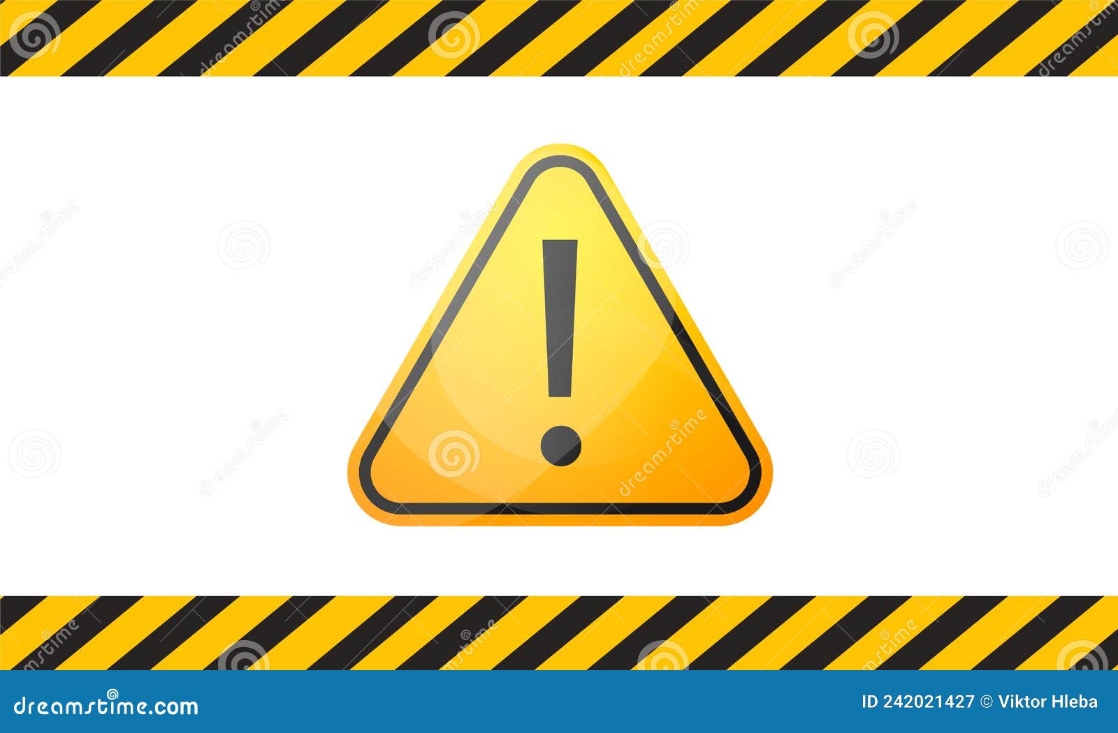 Signal D'avertissement De Danger. Illustration Vectorielle Eps10 ...