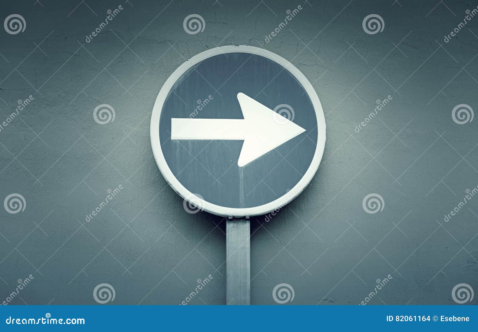 Signal Direction for Traffic Stock Photo - Image of blue, right: 82061164