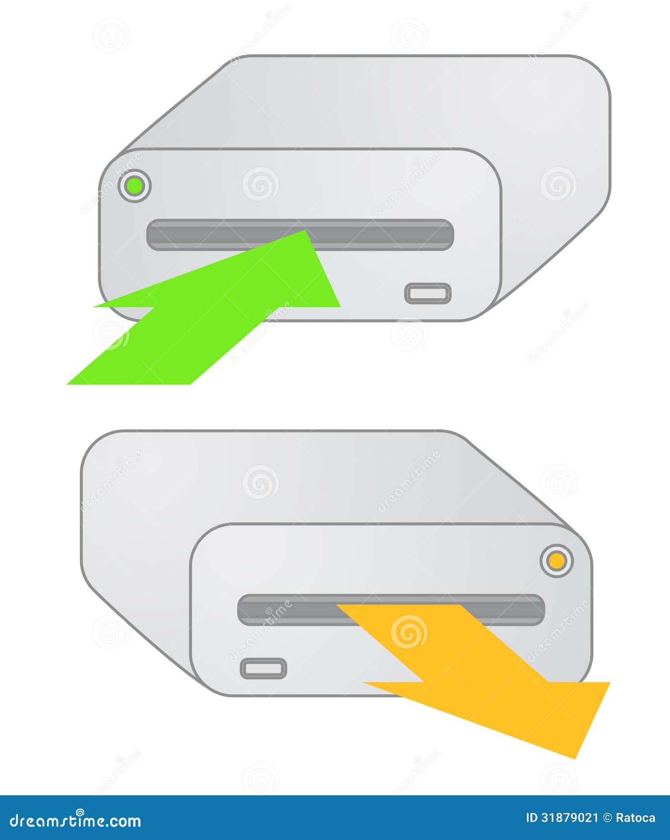 Signal disk stock vector. Illustration of development - 31879021
