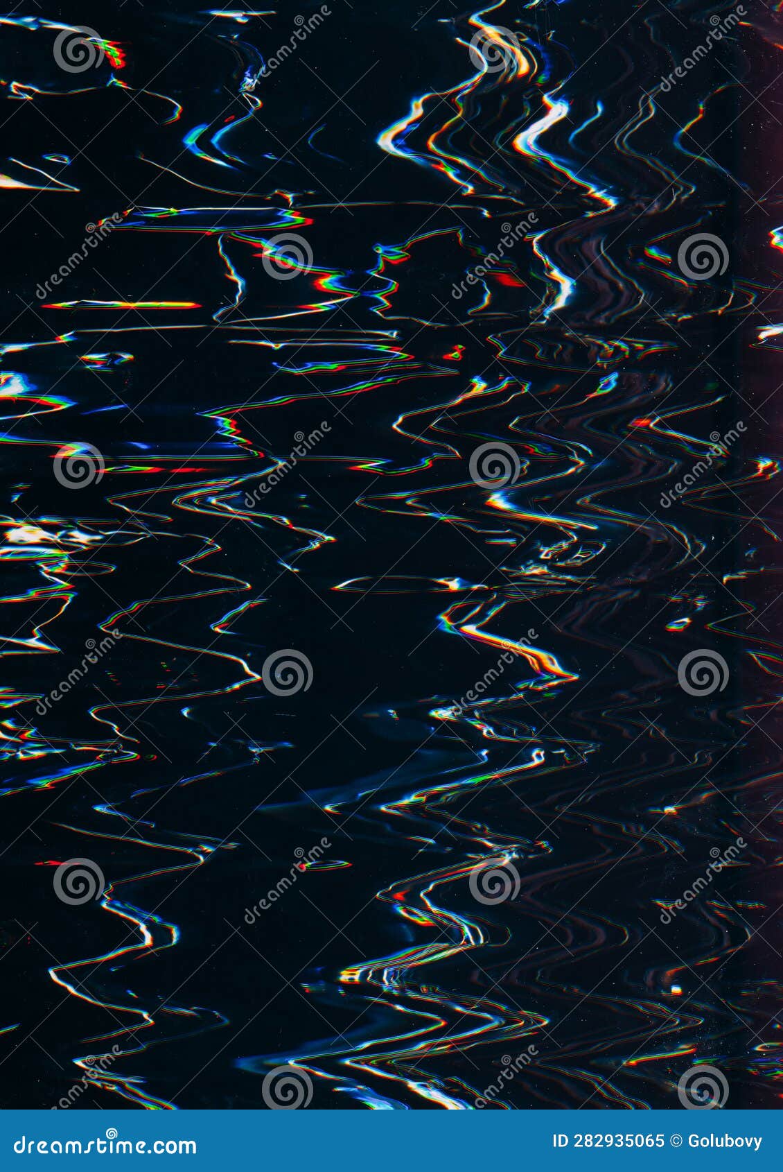 Signal Error Glitch Vhs Distorted Screen Digital Stock Image - Image of ...