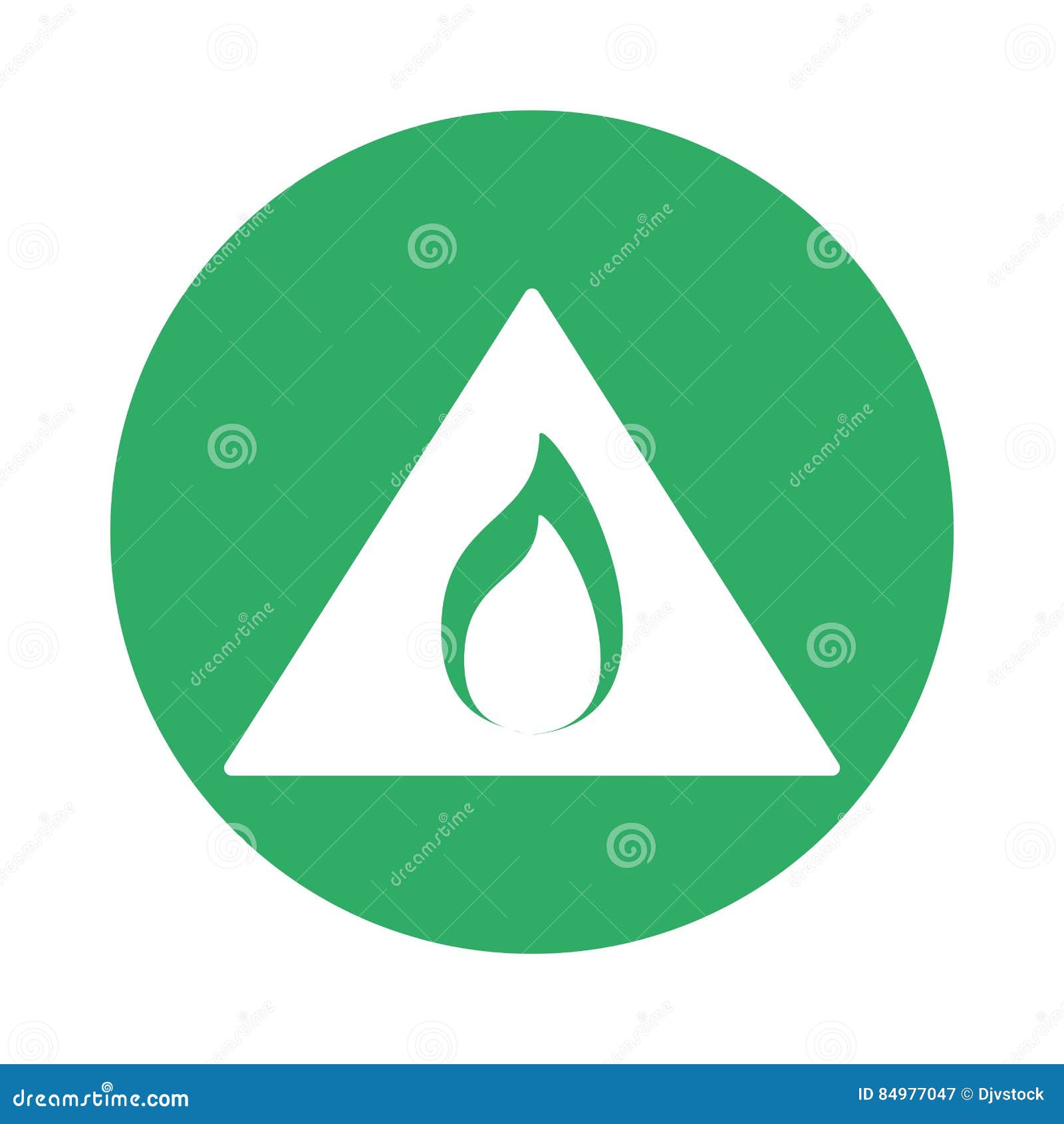 Signal Flammable Warning Symbol Image Stock Illustration - Illustration ...