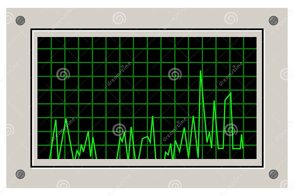 Signal graph stock illustration. Illustration of signal - 34615548