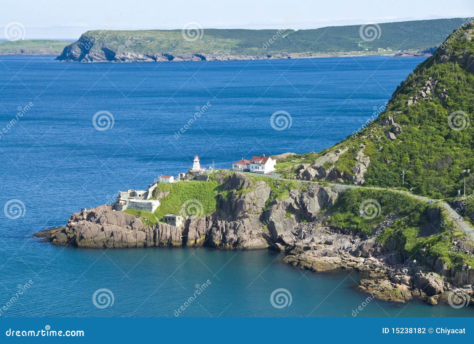 Signal Hill Lighthouse stock photo. Image of newfoundland - 15238182