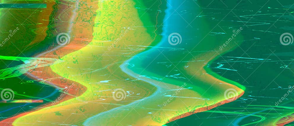Signal Interference Visualization Stock Illustration - Illustration of ...