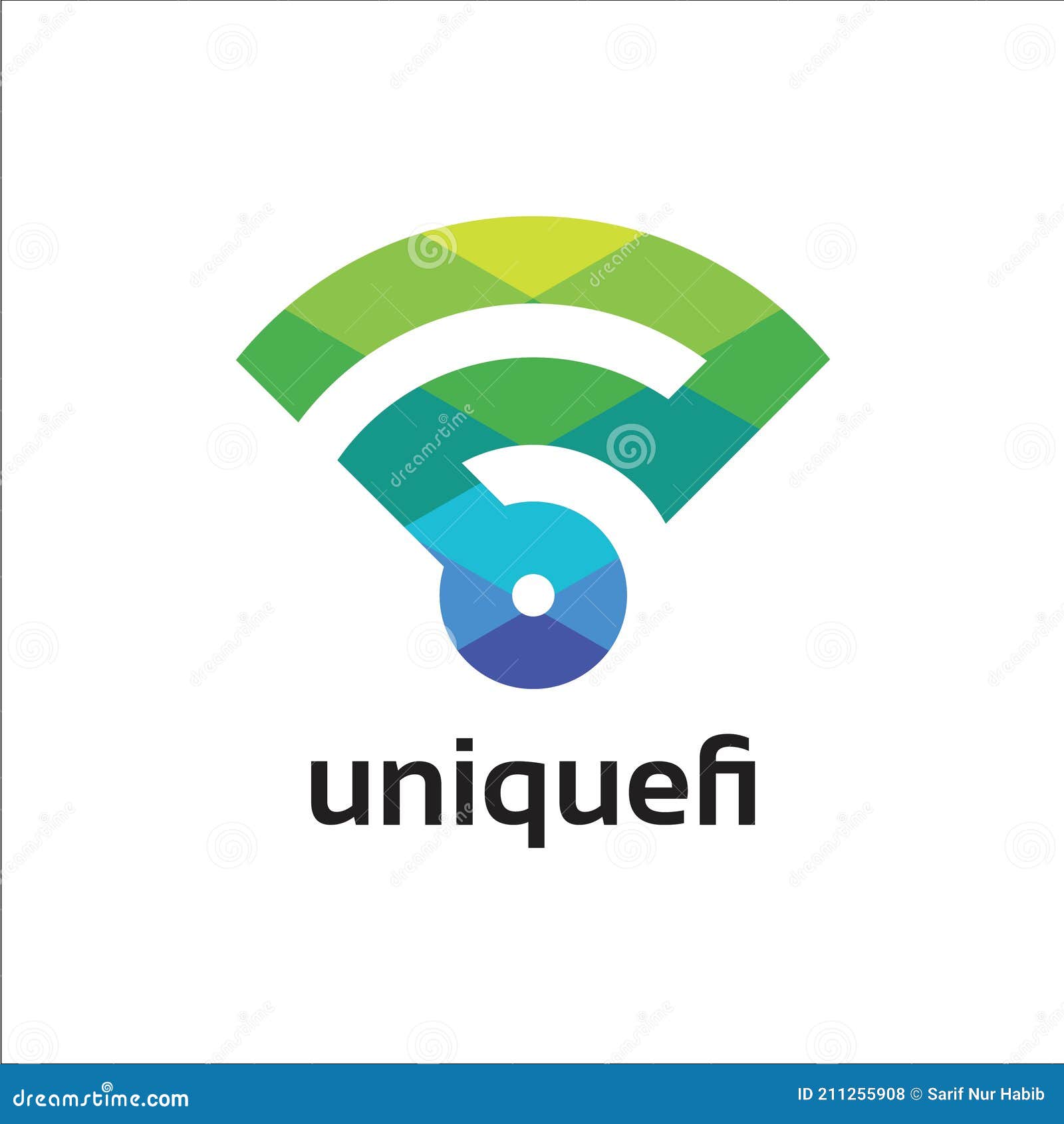 Signal Logo Design stock vector. Illustration of digital - 211255908