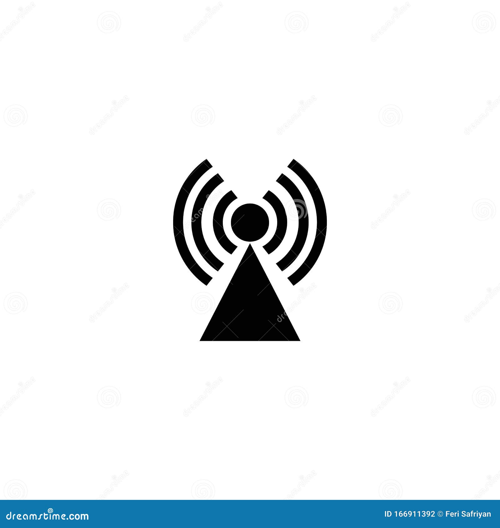 Signal logo template stock vector. Illustration of icon - 166911392