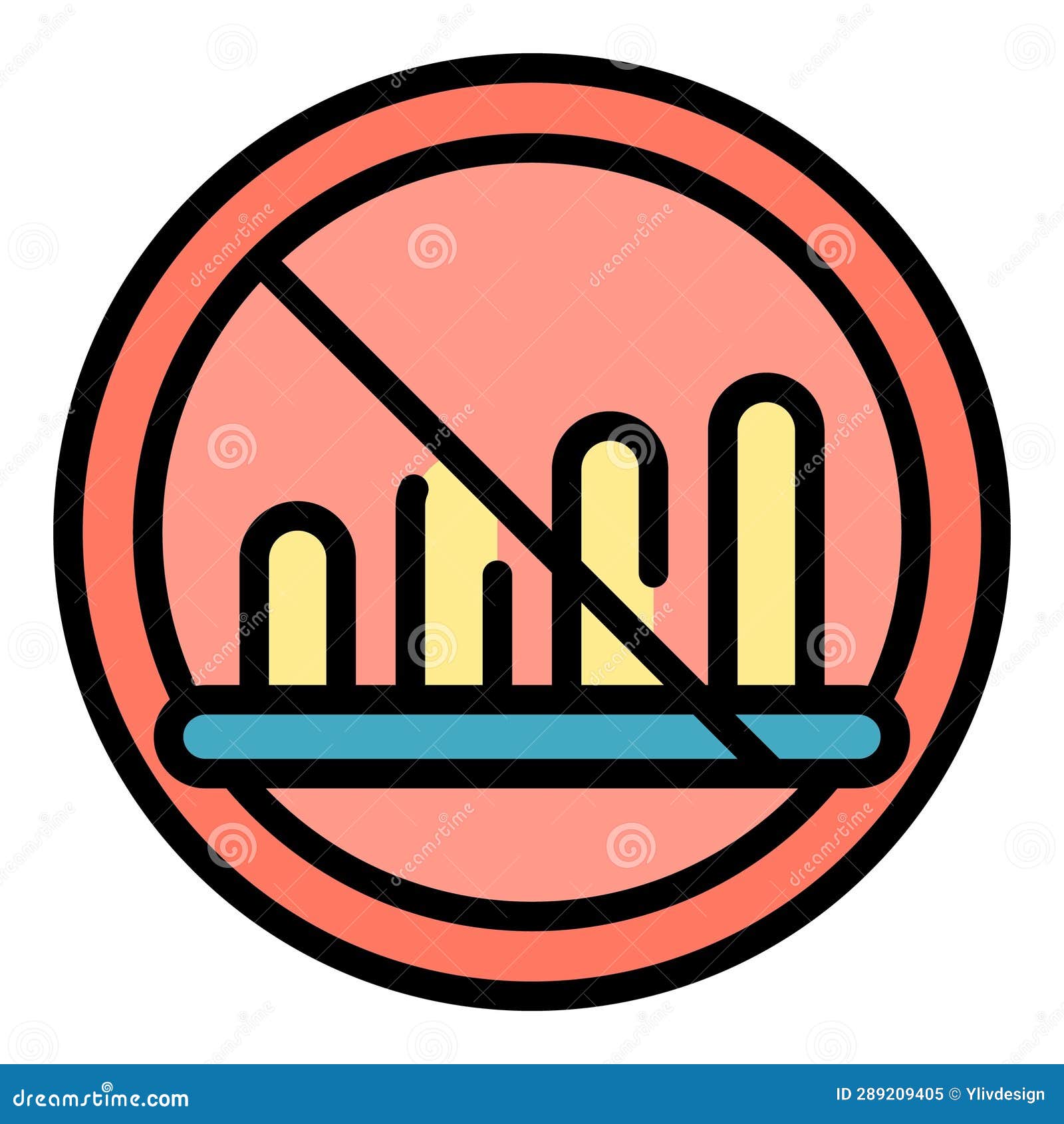 Signal Lost Connection Icon Vector Flat Stock Vector - Illustration of ...