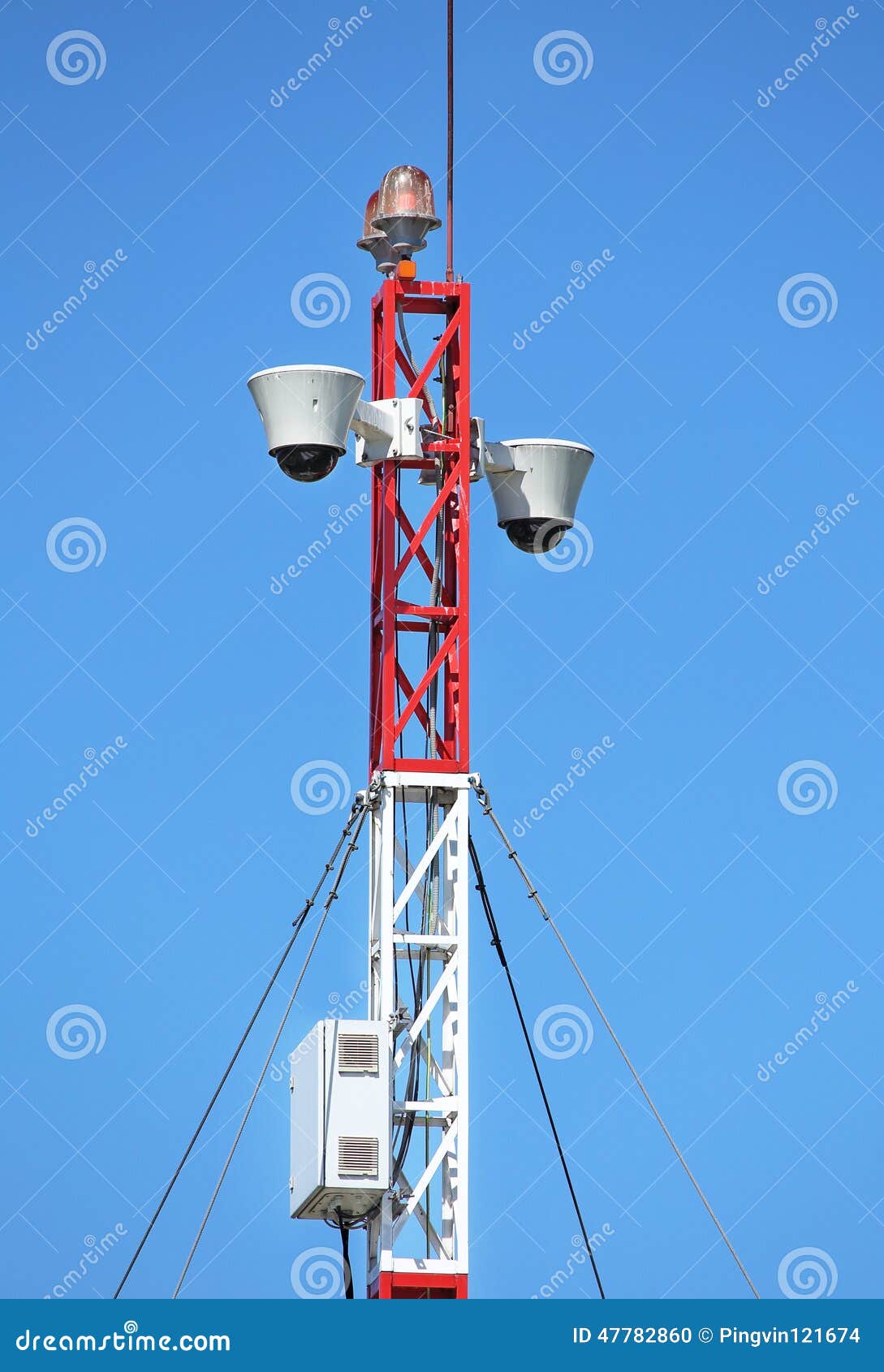 Signal post stock photo. Image of warning, manage, stoplight - 47782860
