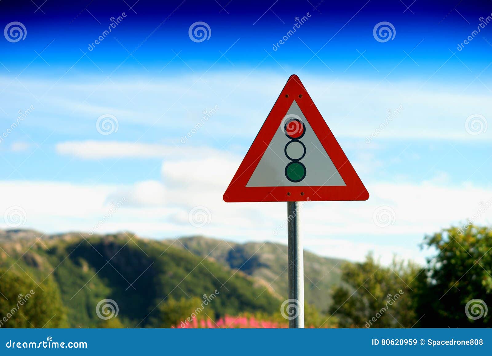 Signal Post Road Sign Background Stock Image - Image of city ...