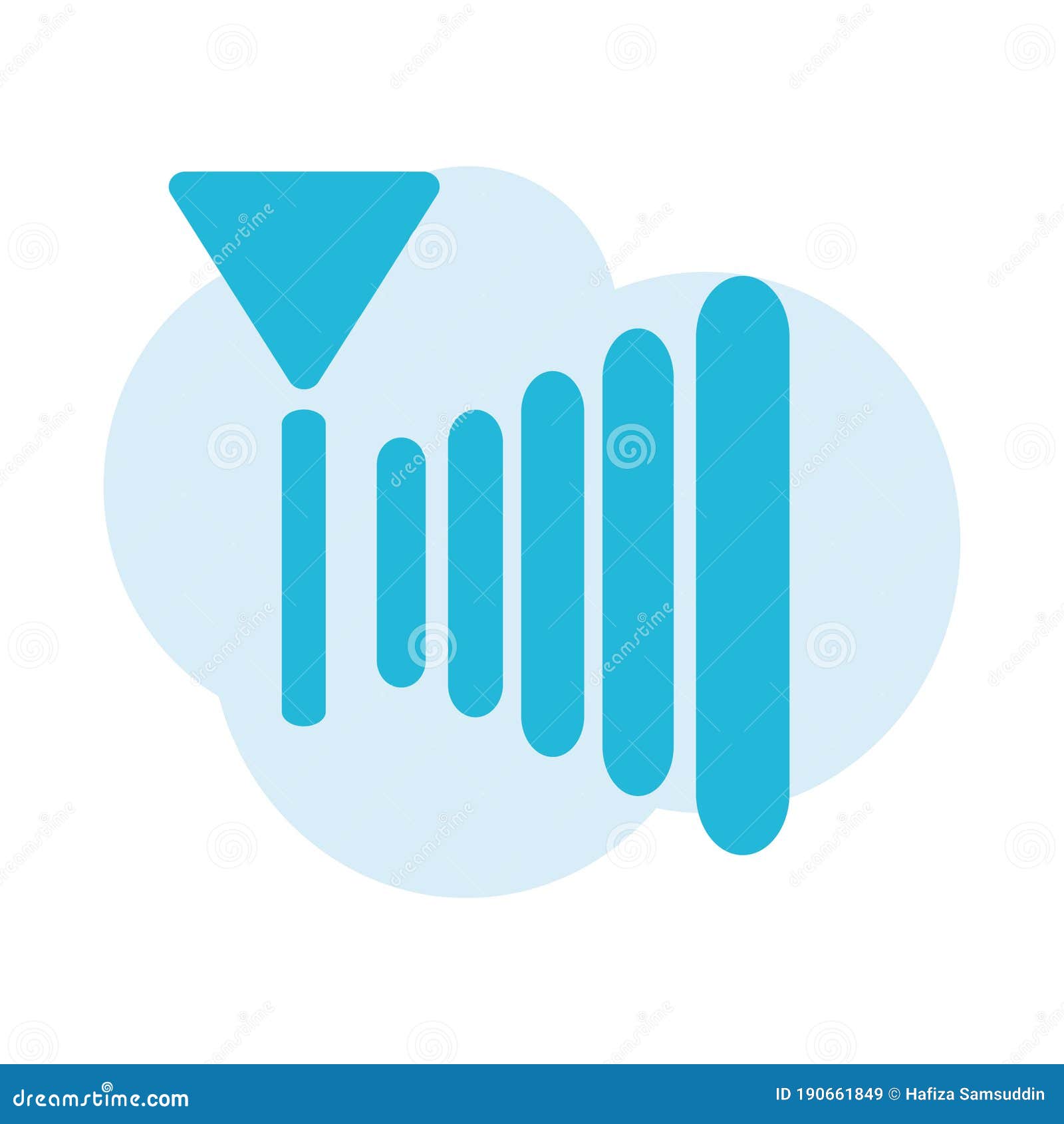 Signal Strength Indicator. Vector Illustration Decorative Design Stock ...