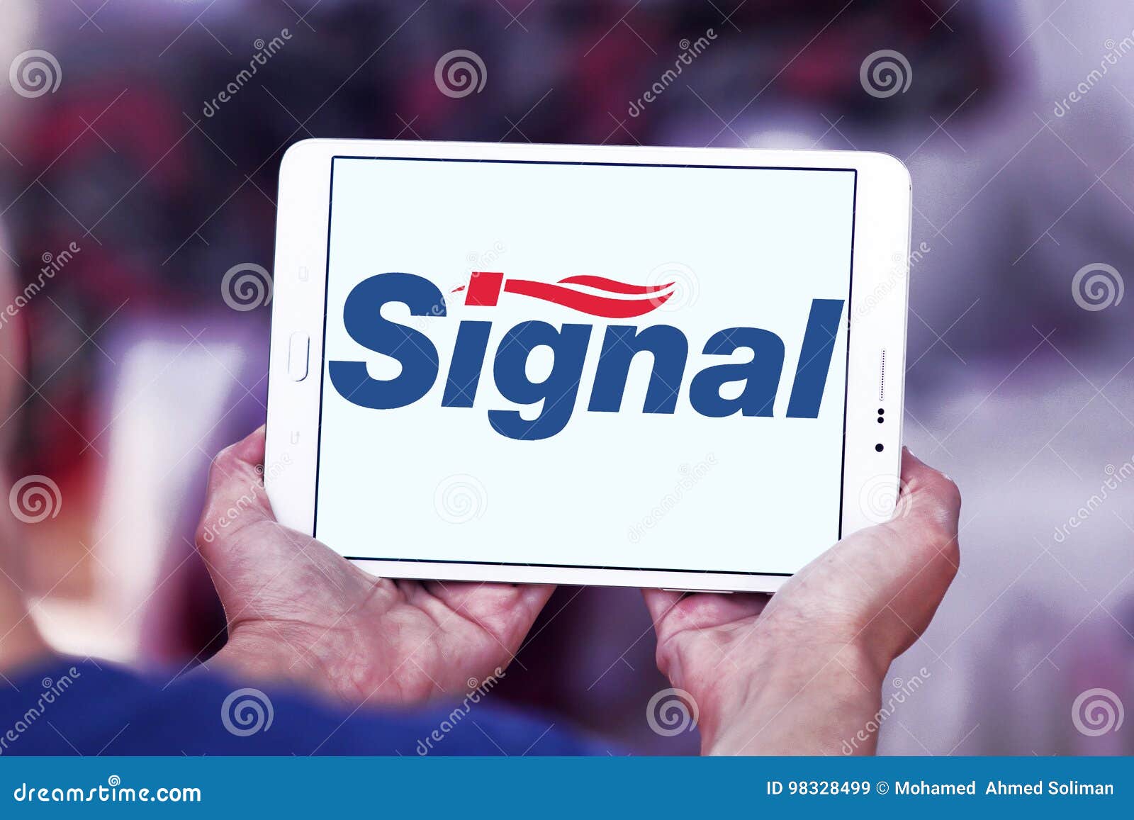 Signal toothpaste logo editorial stock image. Image of health - 98328499
