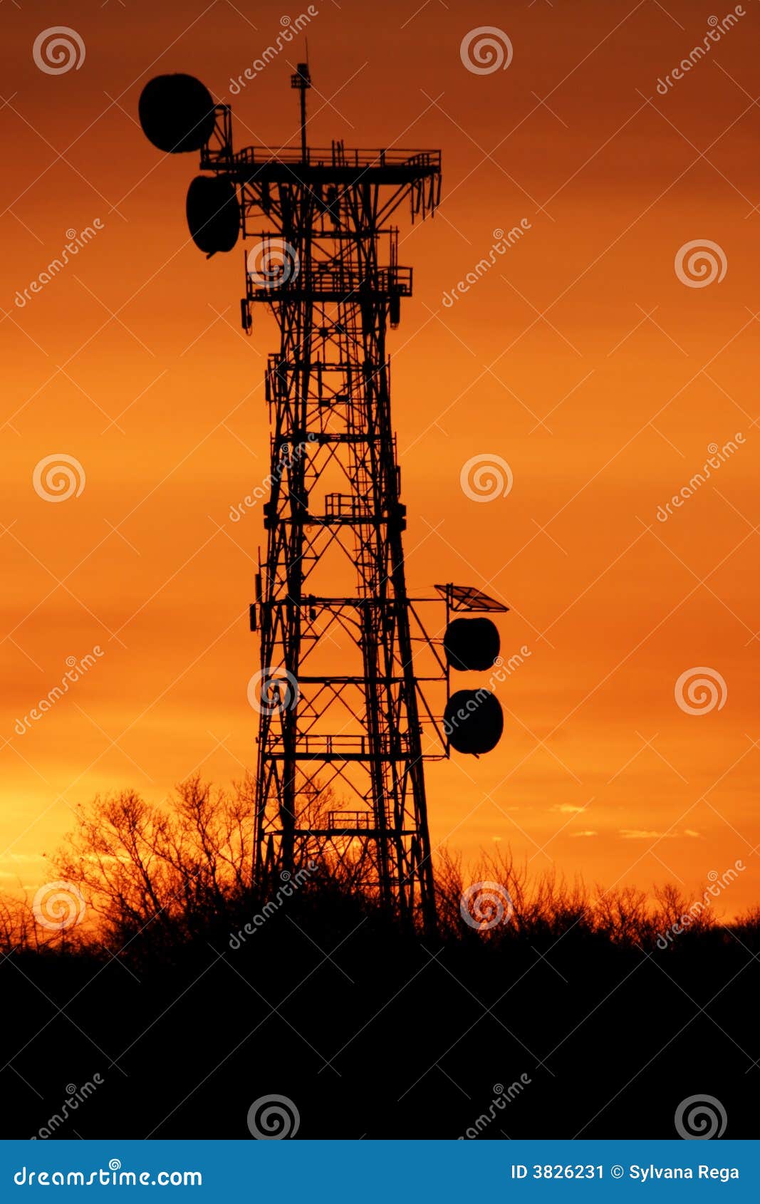 Signal Tower Stock Image | CartoonDealer.com #3826231