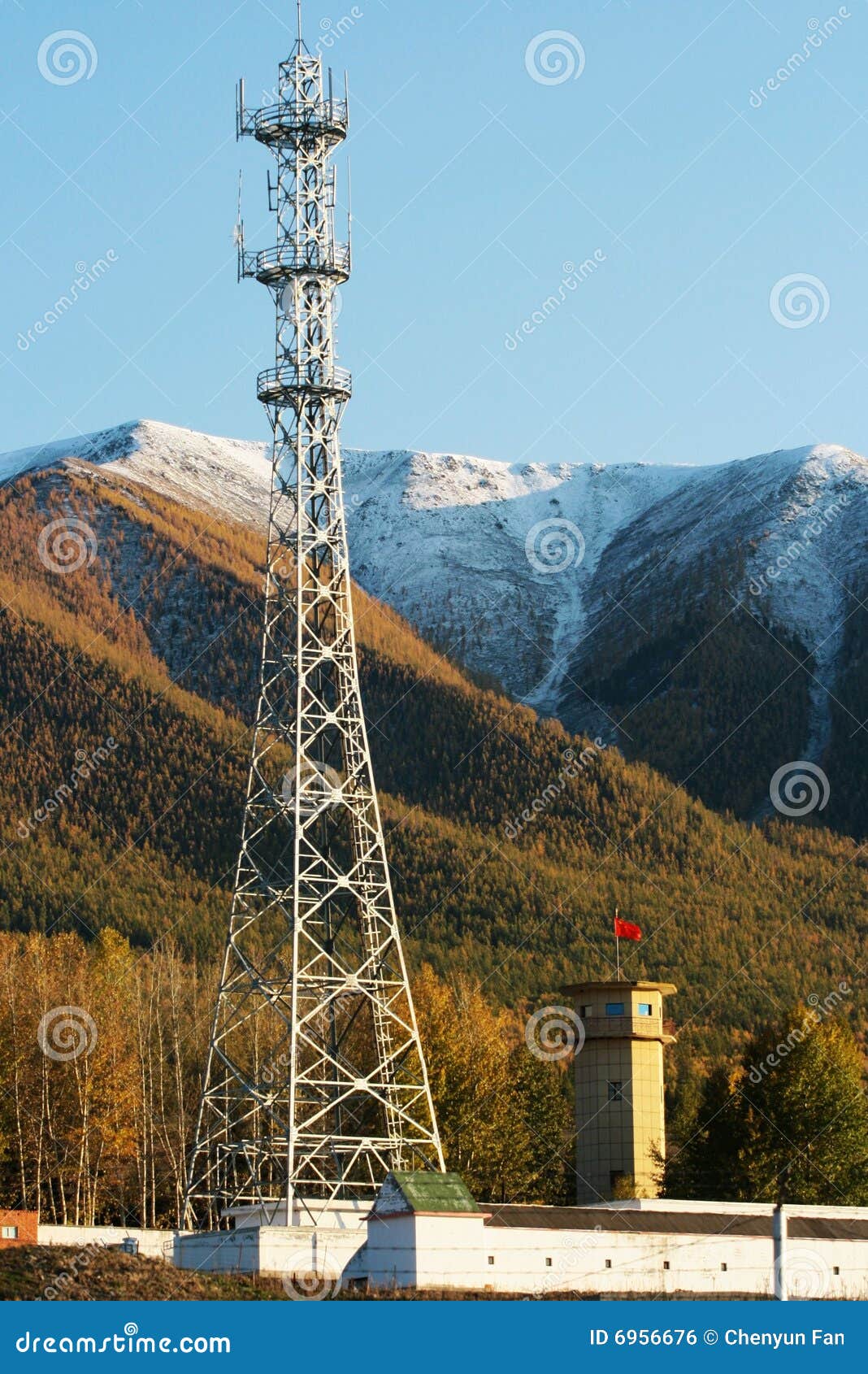 5g Signal Tower Called Blaho Near Rondane National Park Royalty-Free ...
