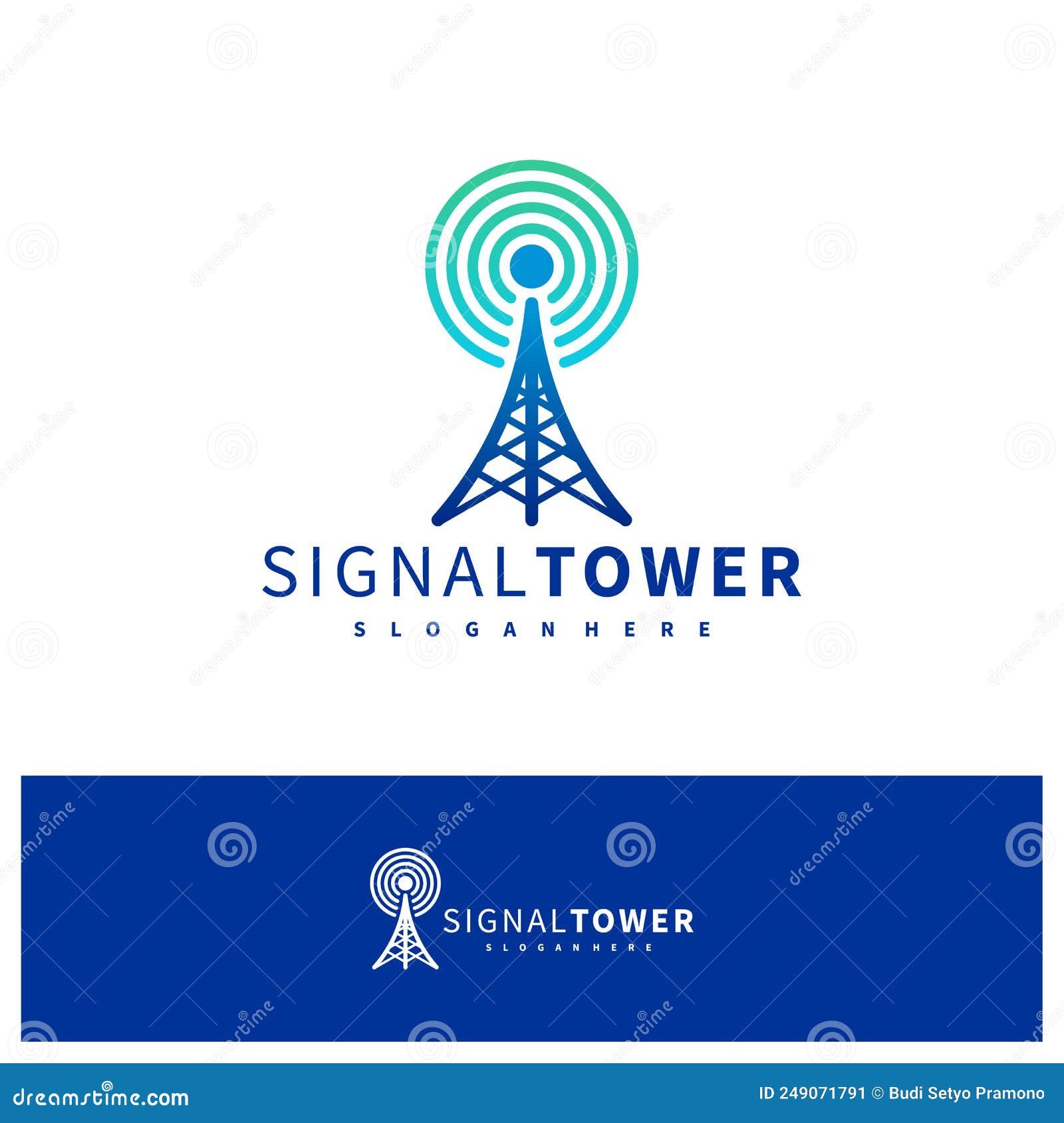 Signal Tower Logo Design Vector Template, Signal Tower Logo Concepts ...