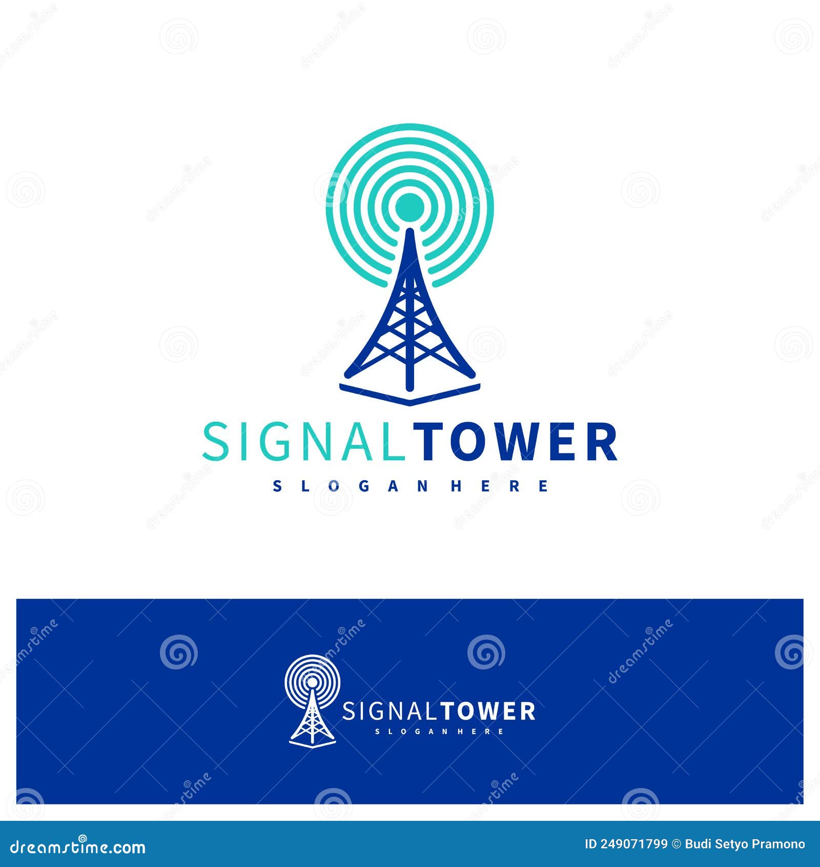 Signal Tower Logo Design Vector Template, Signal Tower Logo Concepts ...