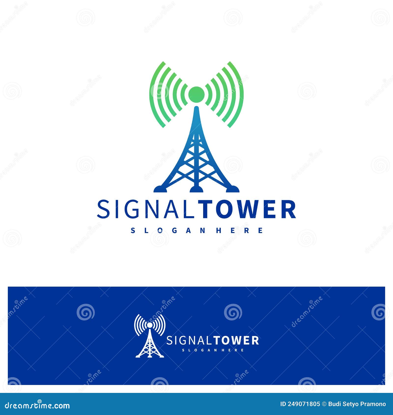 Signal Tower Logo Design Vector Template, Signal Tower Logo Concepts ...