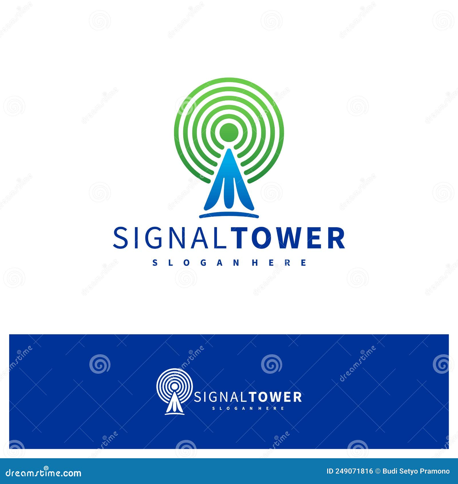 Signal Tower Logo Design Vector Template, Signal Tower Logo Concepts ...