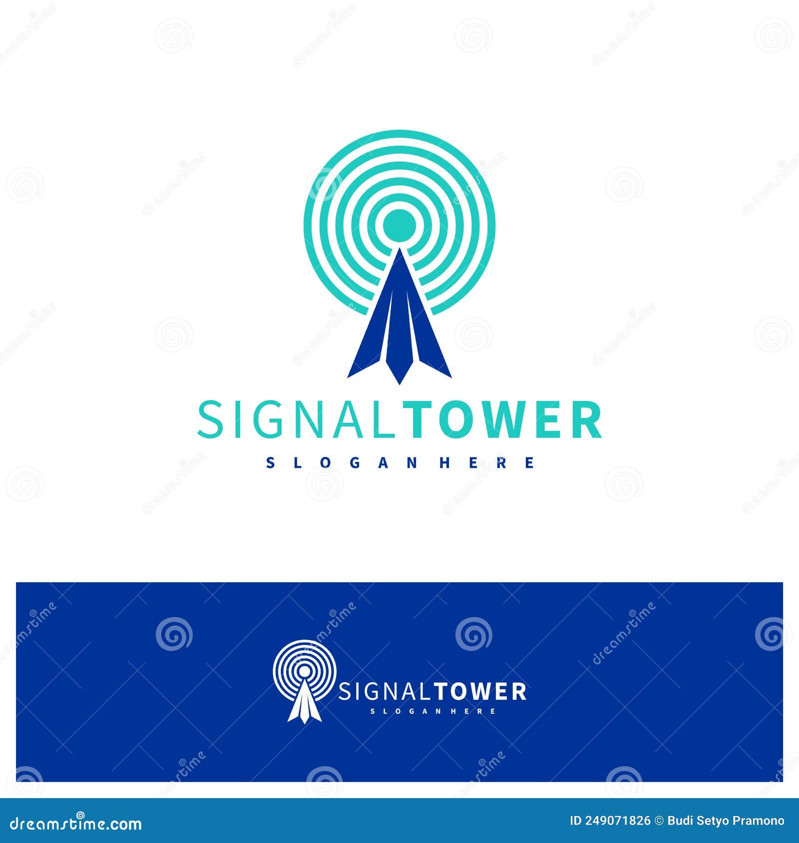 Signal Tower Logo Design Vector Template, Signal Tower Logo Concepts ...