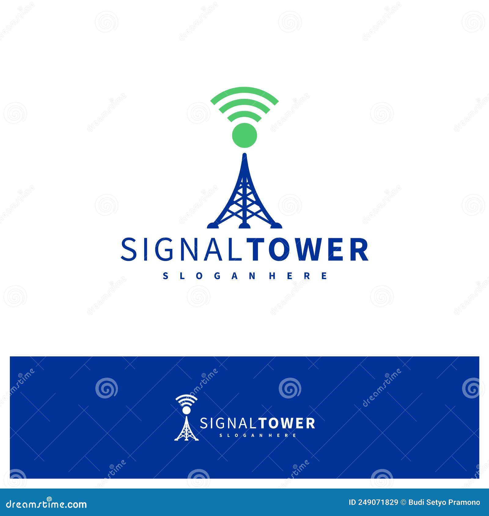 Signal Tower Logo Design Vector Template, Signal Tower Logo Concepts ...