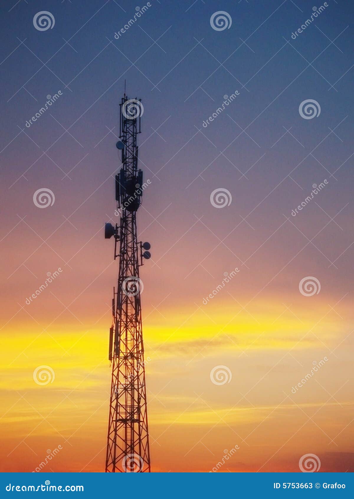 5g Signal Tower Called Blaho Near Rondane National Park Royalty-Free ...