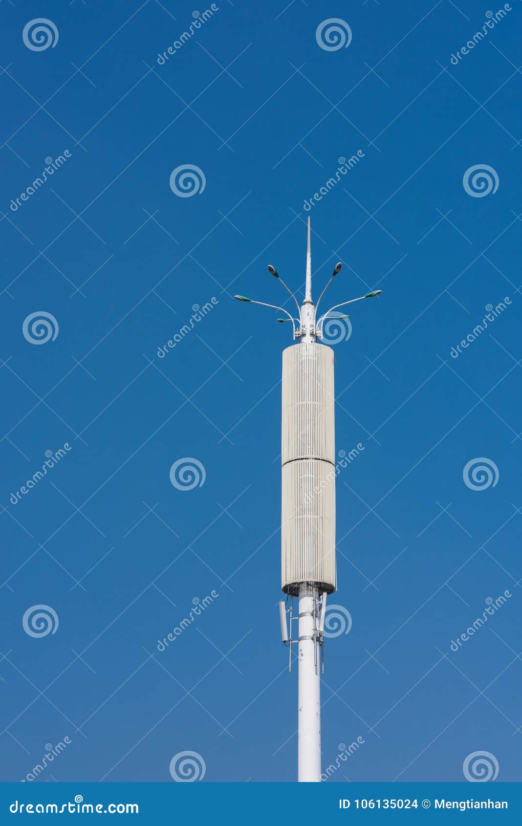Signal tower stock photo. Image of sensor, transmission - 106135024