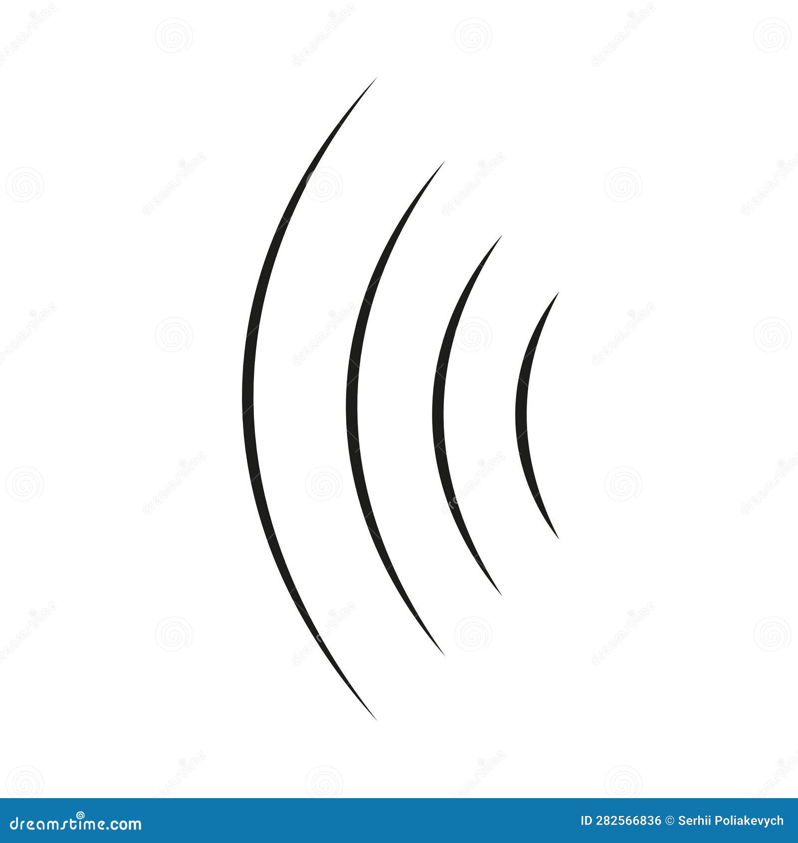 Signal Transmission Point Icon. Source and Signal Waves. Vector ...