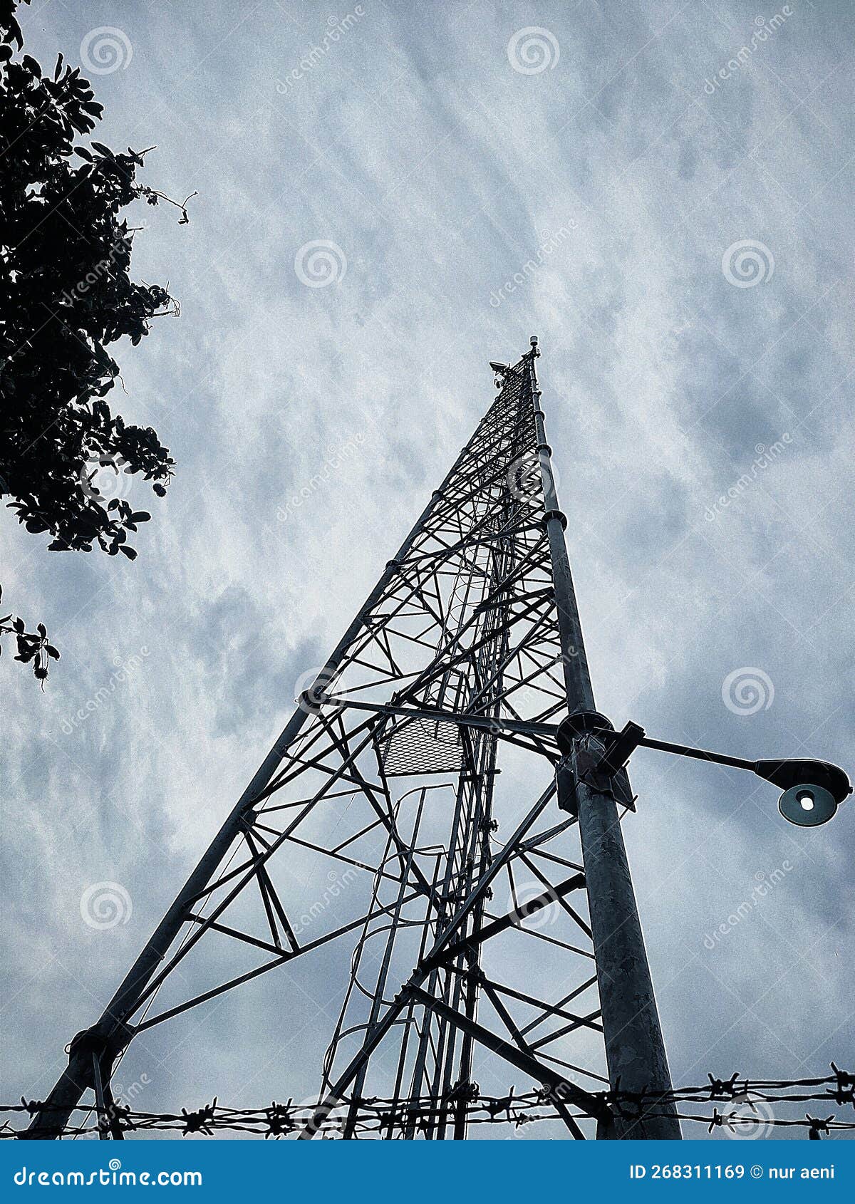 Signal Transmitter in the Middle of the House Stock Image - Image of ...