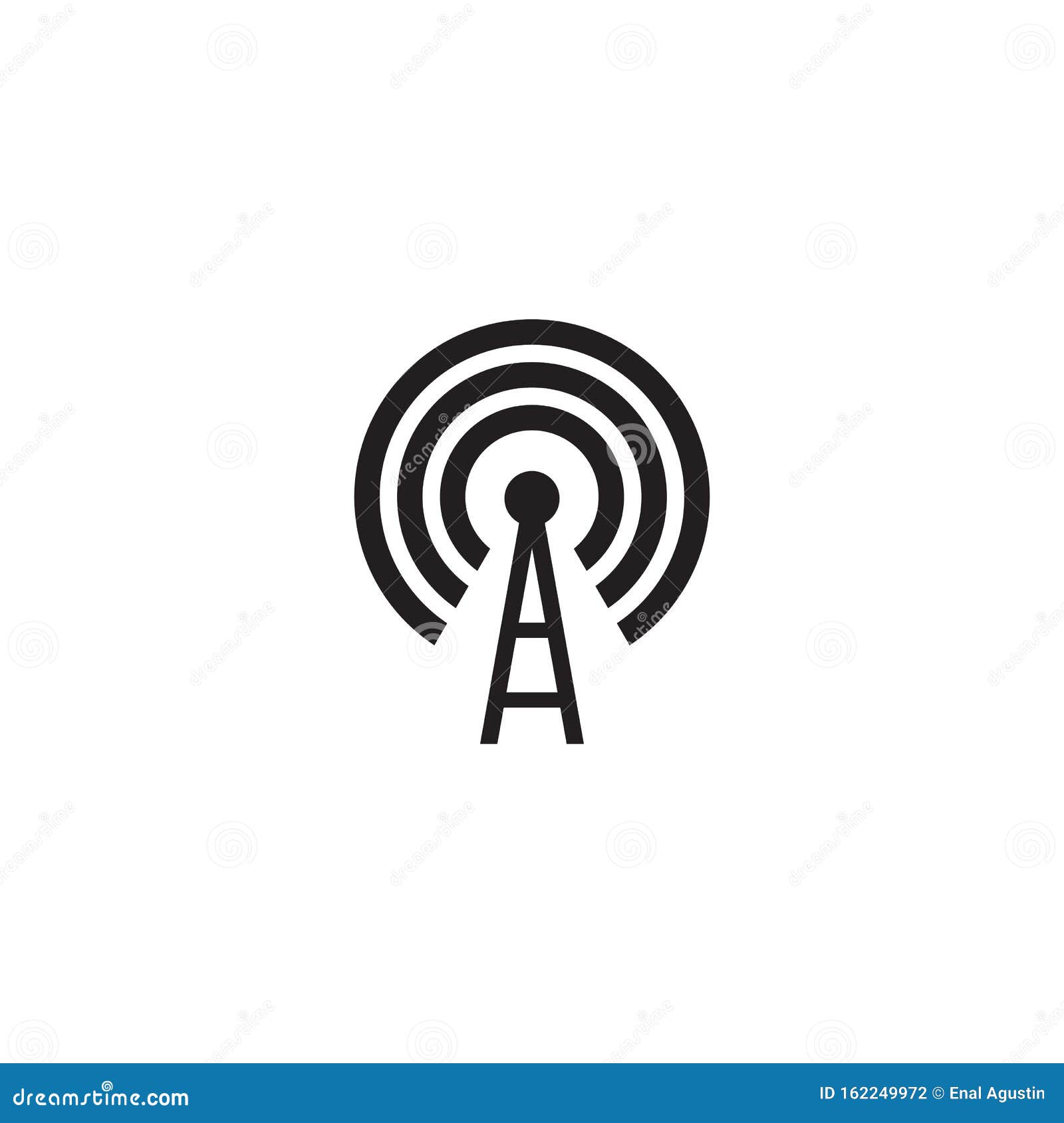 Signal Wave Icon Logo Design Vector Illustration Template Stock Vector ...