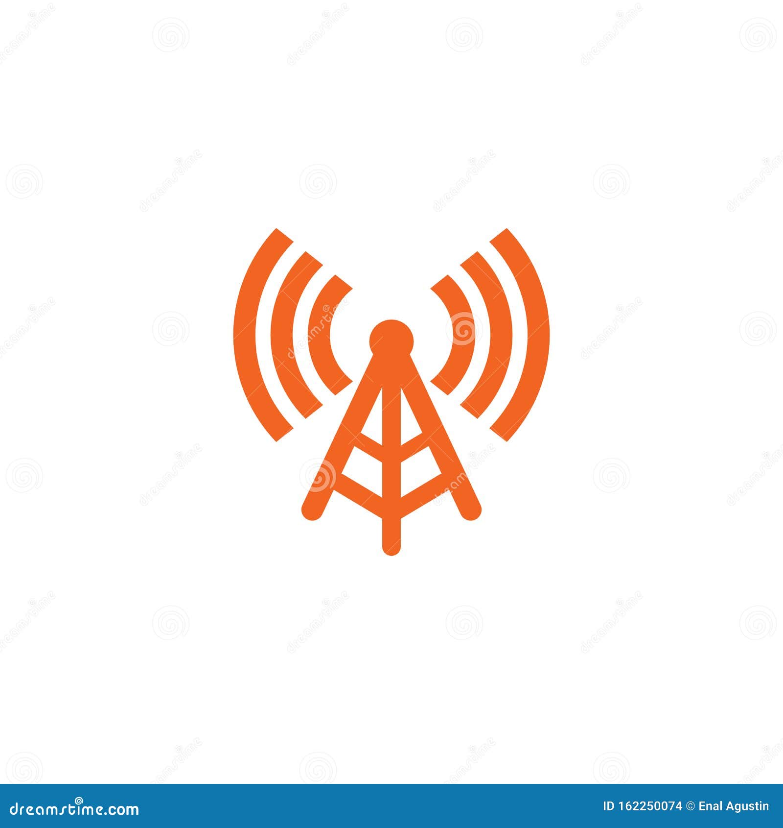 Signal Wave Icon Logo Design Vector Illustration Template Stock Vector ...