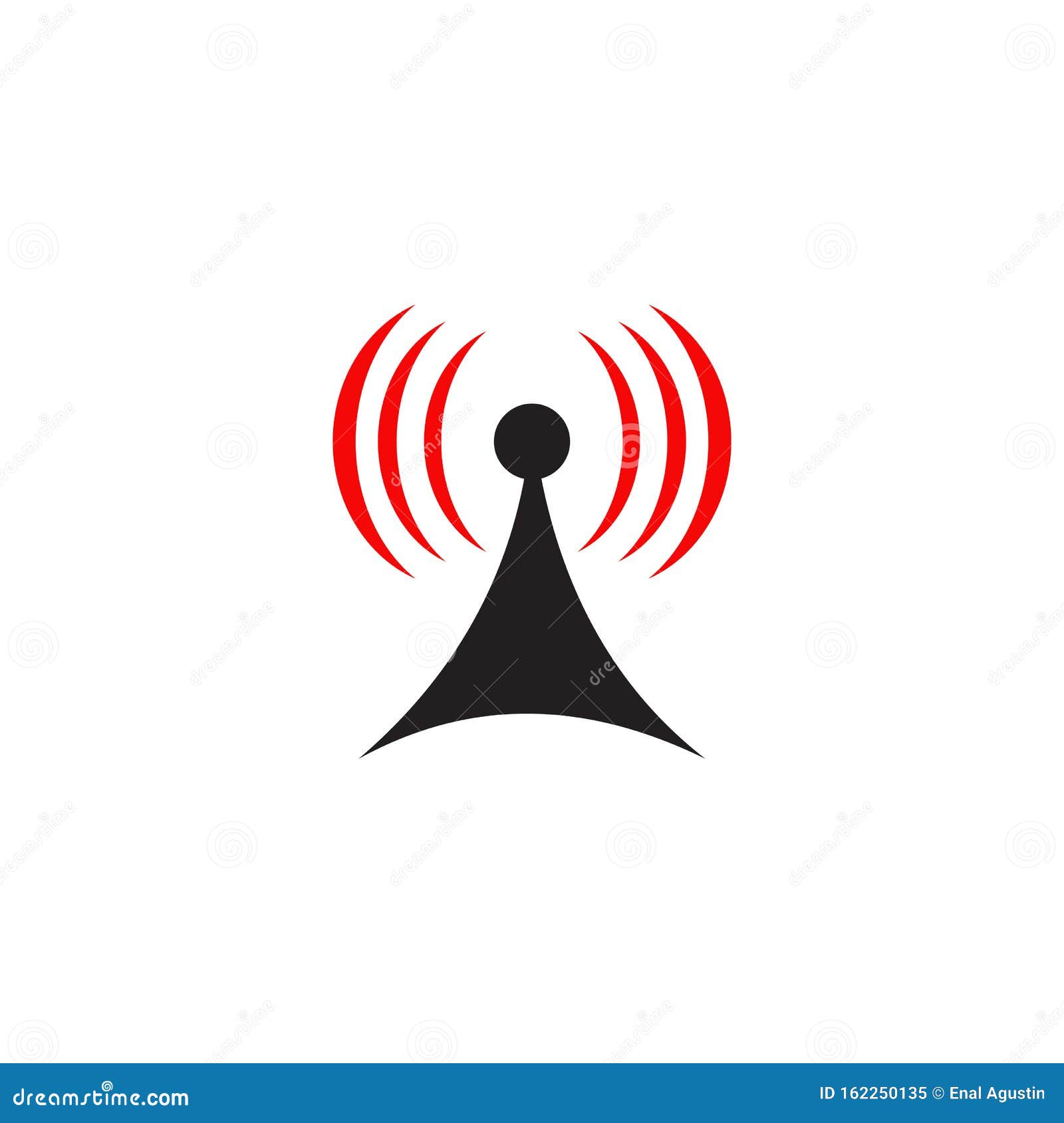 Signal Wave Icon Logo Design Vector Illustration Template Stock Vector ...