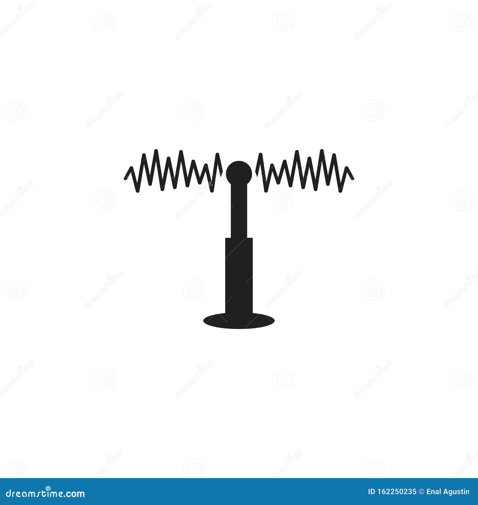 Signal Wave Icon Logo Design Vector Illustration Template Stock Vector ...