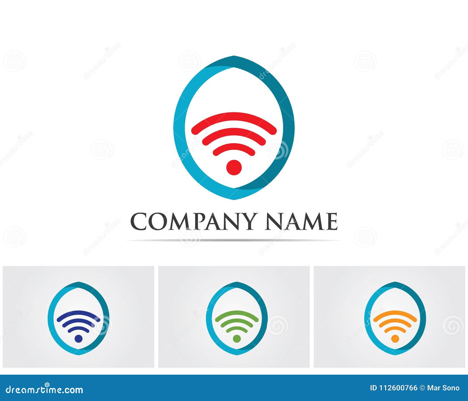 Signal Wifi Internet Cable Logo and Symbols,, Stock Vector ...