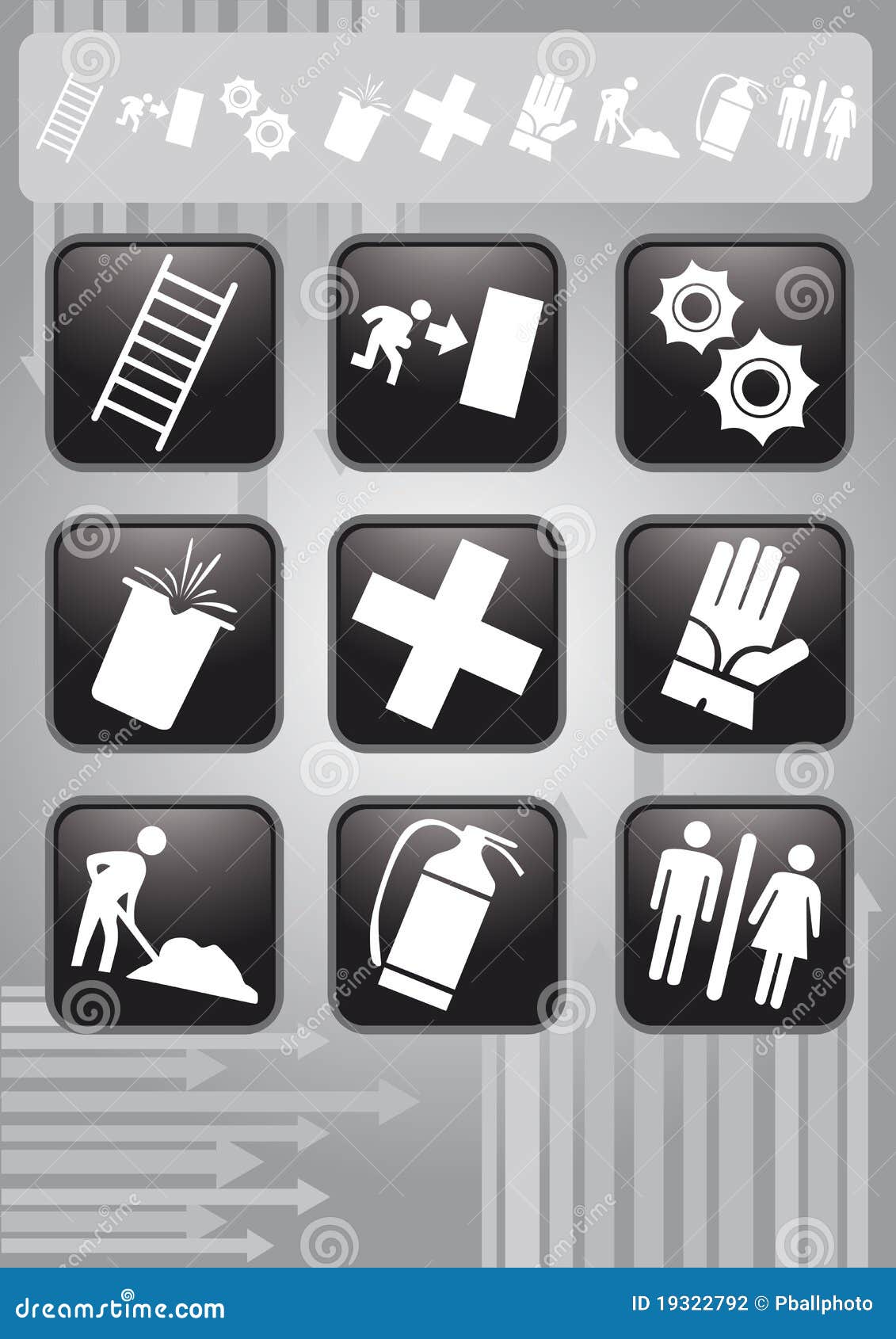 Signal of the Work stock vector. Illustration of work - 19322792