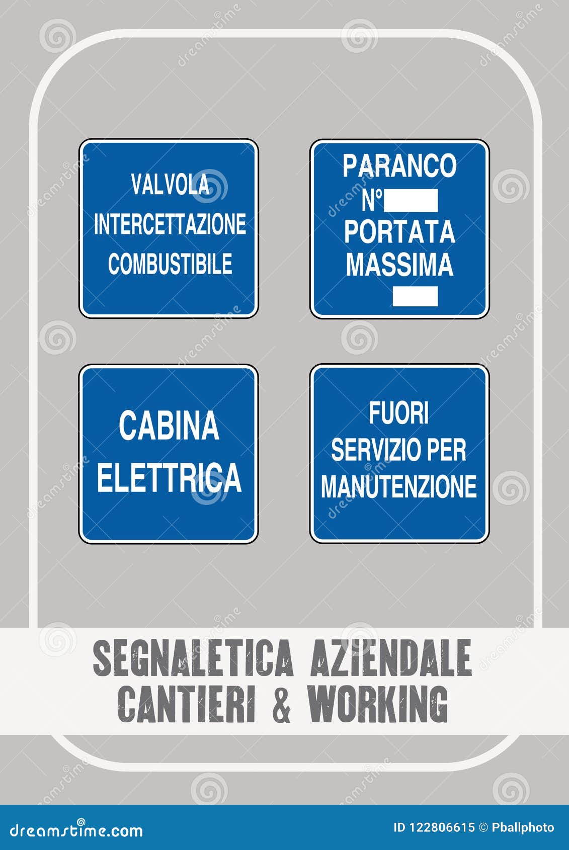 Signal of the Work stock illustration. Illustration of service - 122806615