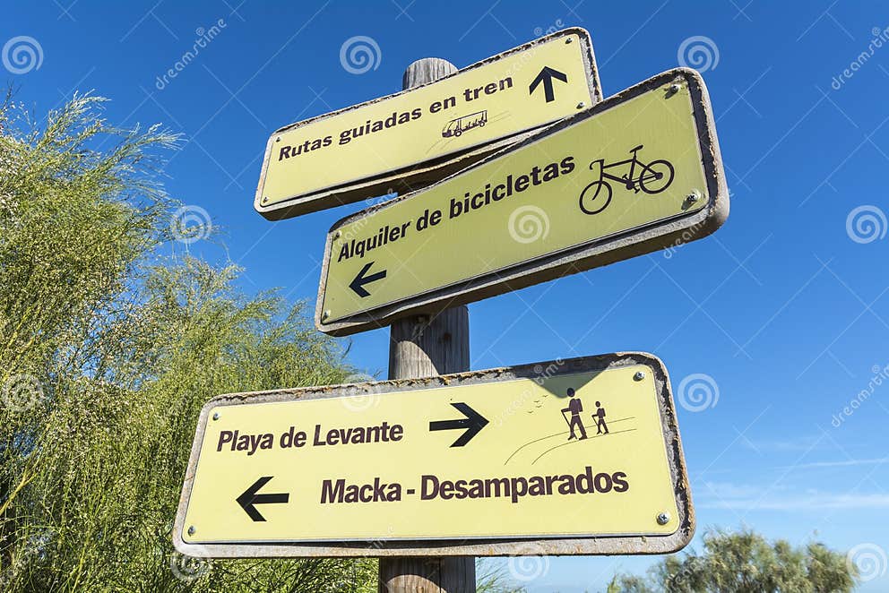 Signals Indicating Different Activities Stock Image - Image of ...