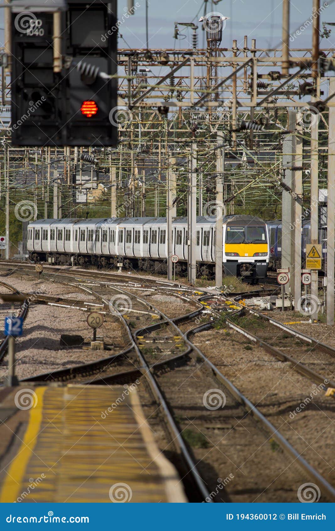 Signals at a Railway Station Stock Photo - Image of poor, signals ...