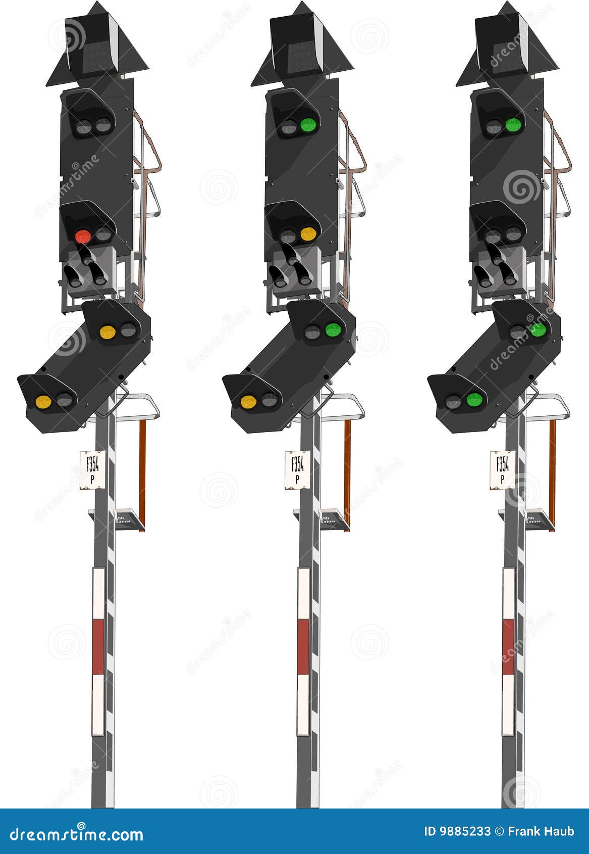 Illustrated Rail Traffic Light Stock Illustrations – 2 Illustrated Rail ...