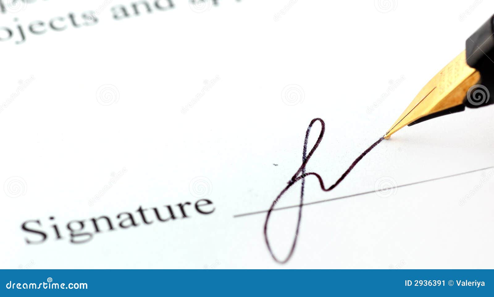 Signature stock image. Image of deal, lifestyles, form - 2936391