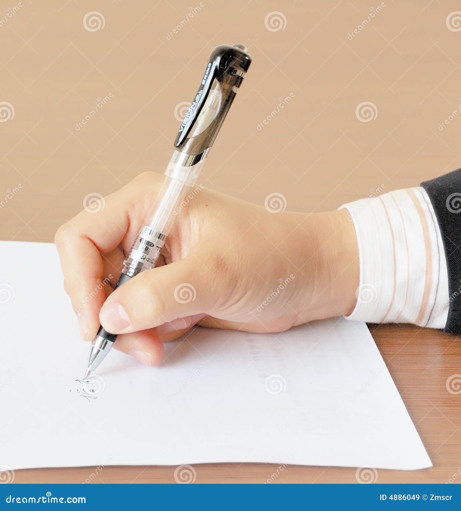 Signature stock image. Image of white, sleeves, secretary - 4886049