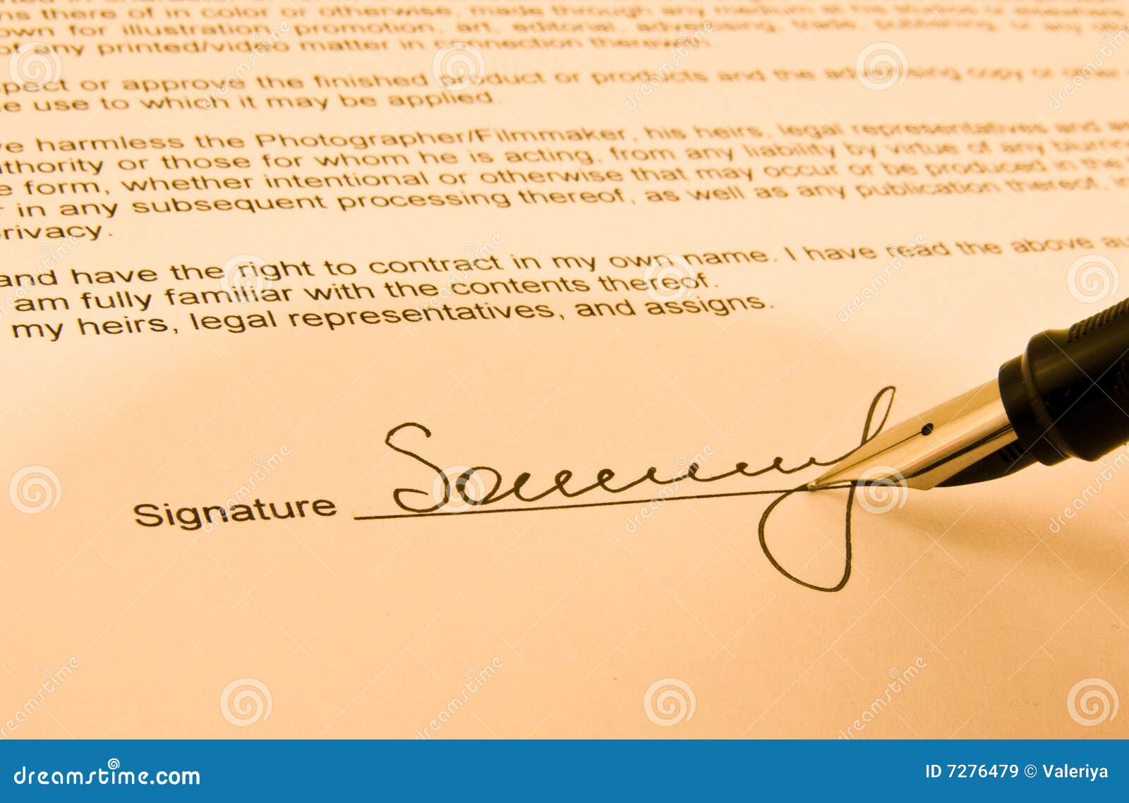 Signature stock image. Image of business, security, deal - 7276479